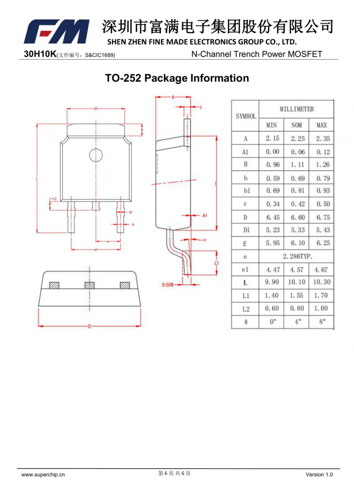 30H10K datasheet page 6