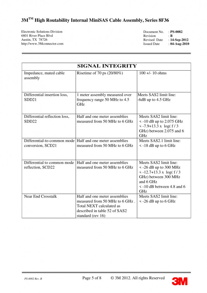 3M 8F36 product specification page 5
