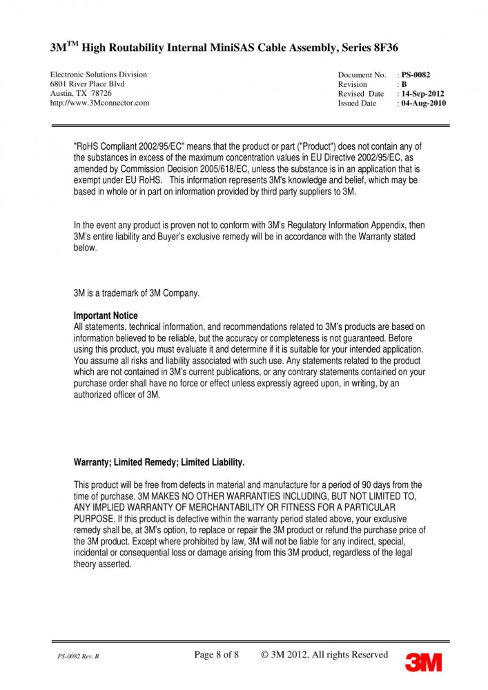3M 8F36 product specification page 8