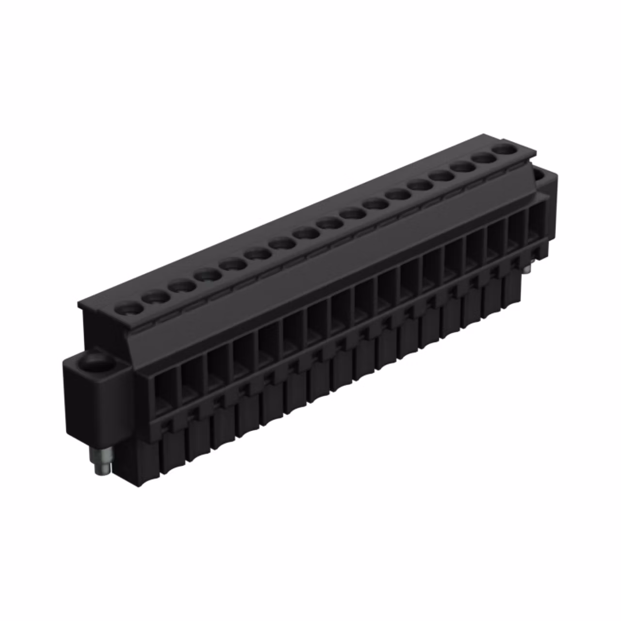 3.50mm Pitch Eurostyle Vertical Plug, with Retention Screws, Rear Wire Entry, 17 Circuits for sale