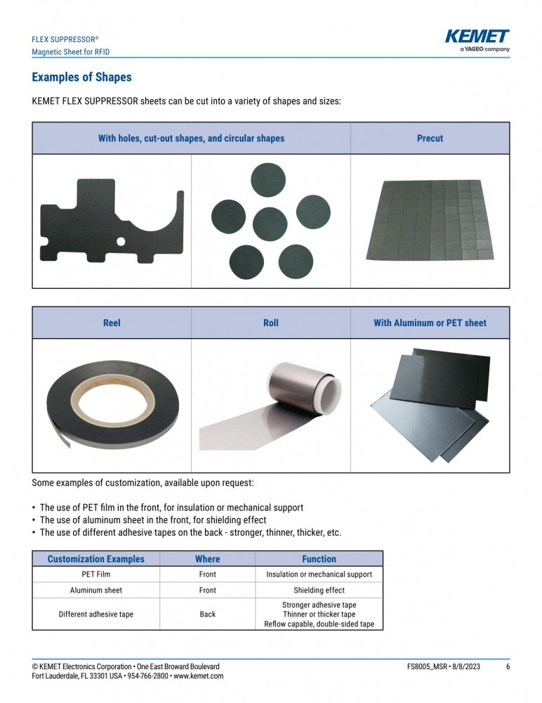 KEMET FLEX SUPPRESSOR datasheet page 6