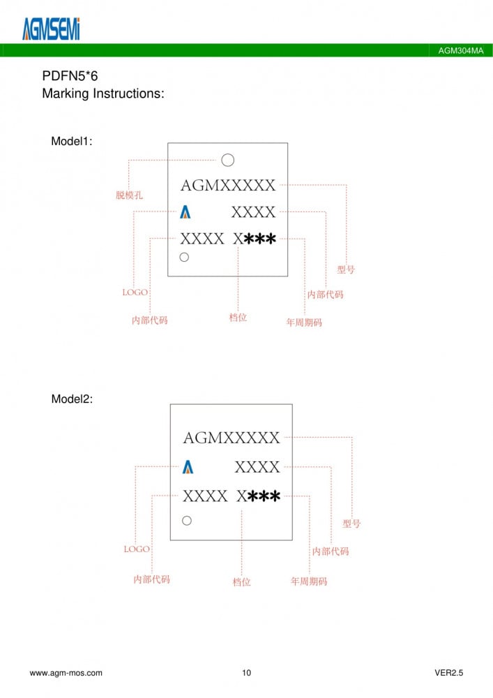 AGM304MA datasheet page 10