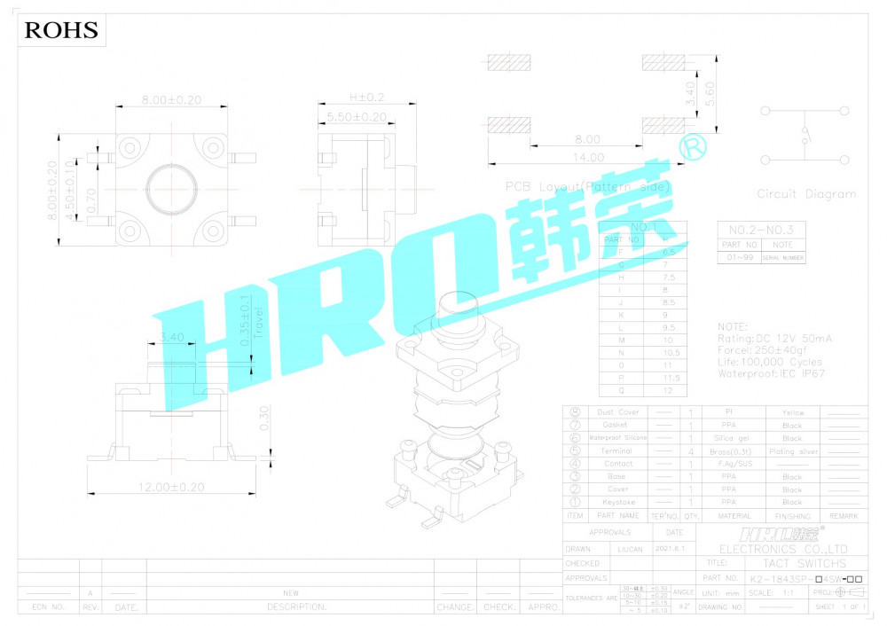 K2-1843SP-N4SW-02 technical drawing