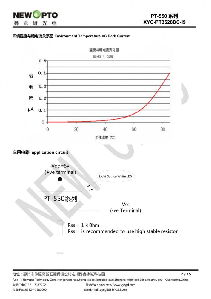 XYC-PT3528BC-I9 specification page 7