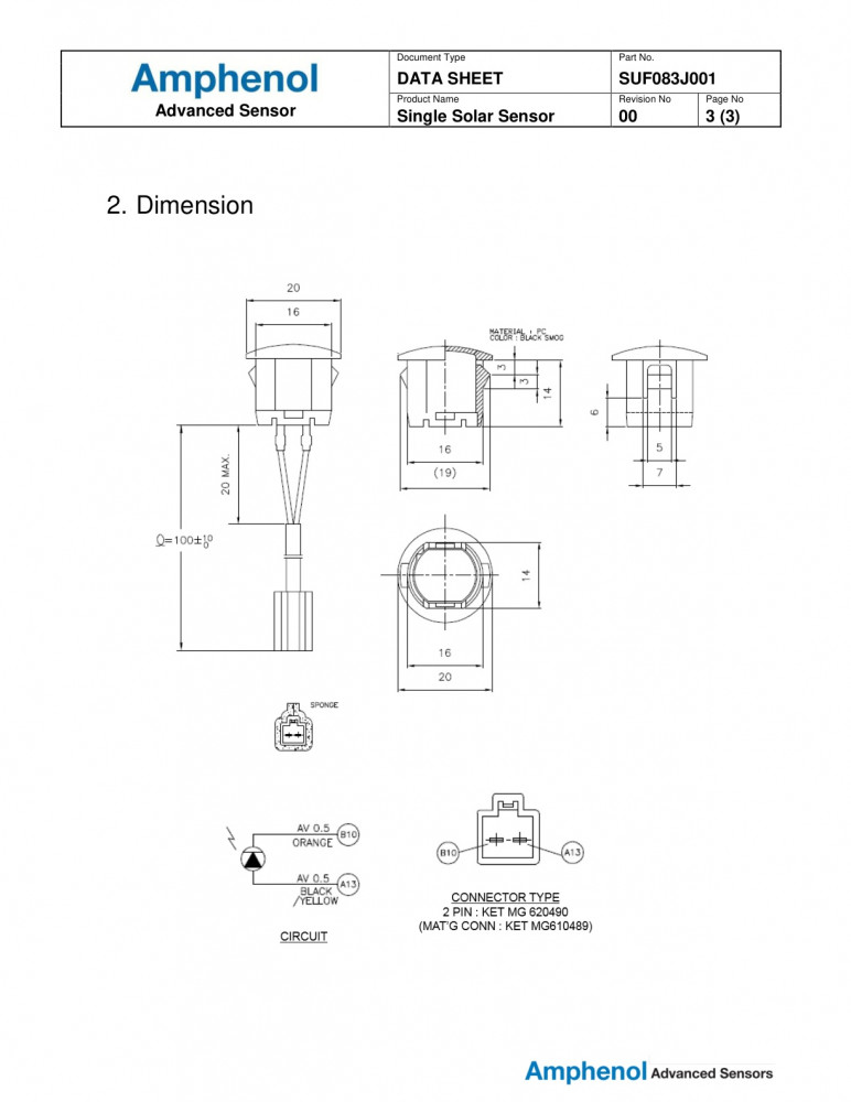 SUF083J001 datasheet page 3