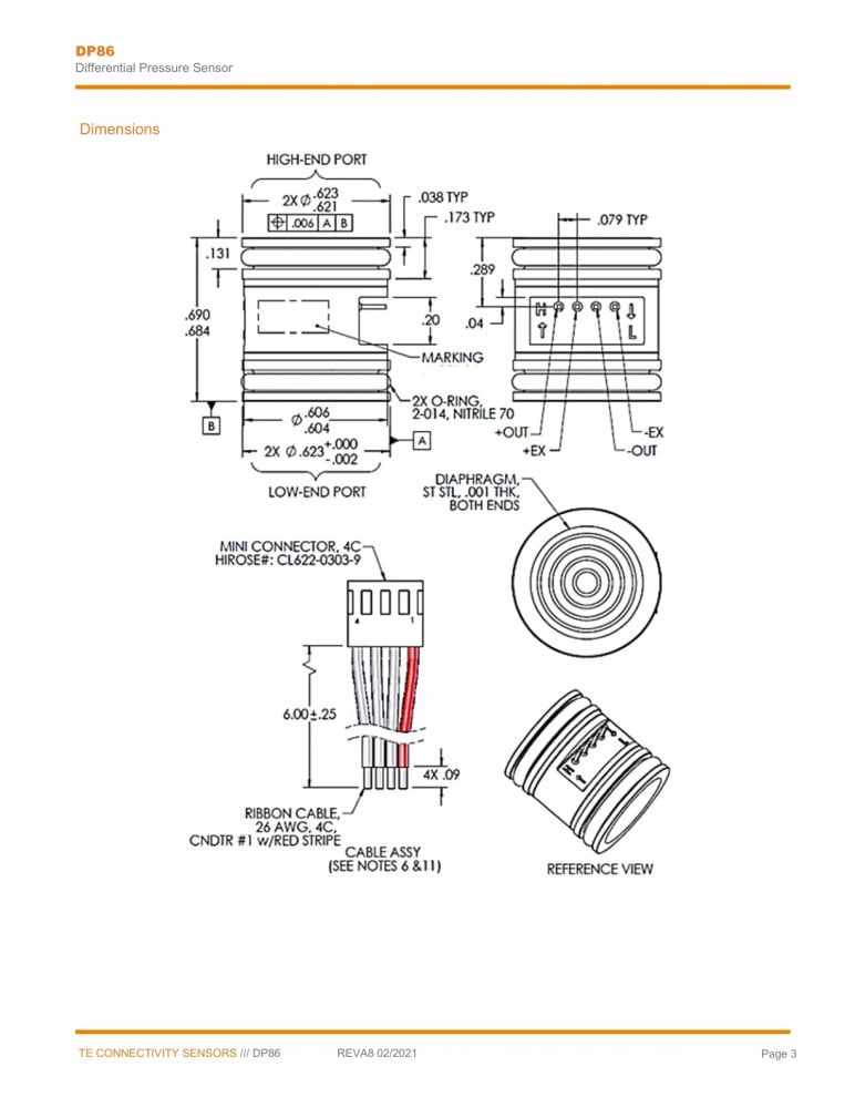 DP86 technical document page 3