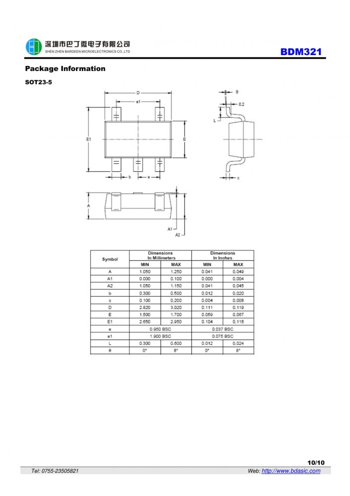 BDM321 datasheet page 10