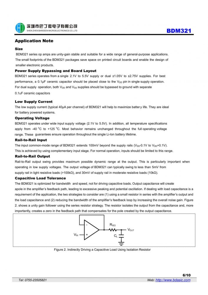 BDM321 datasheet page 6