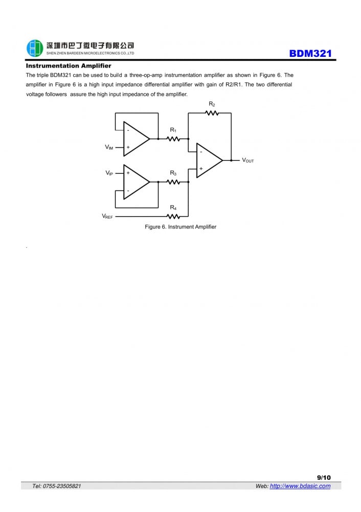 BDM321 datasheet page 9