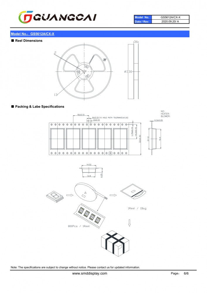 GS5612CW-G technical document page 6