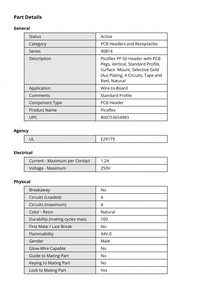 MOLEX 908143204 document preview, page 2