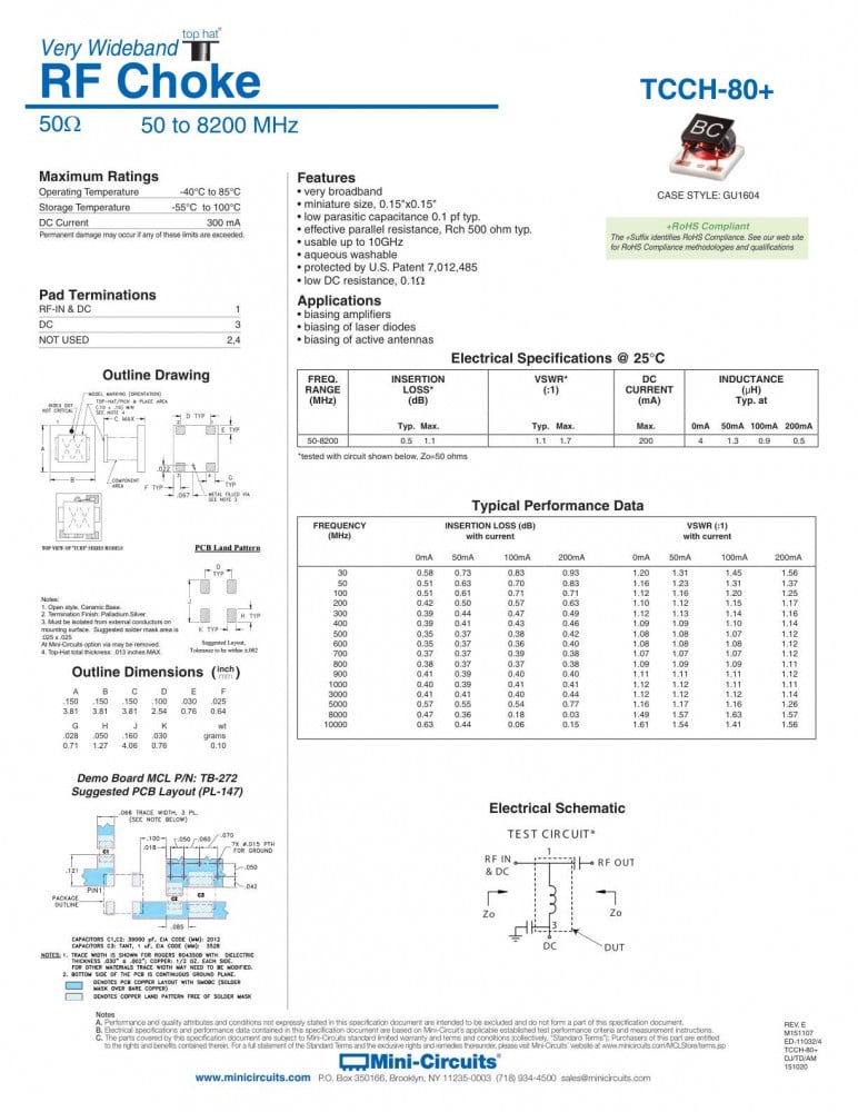 TCCH-80+ specification page