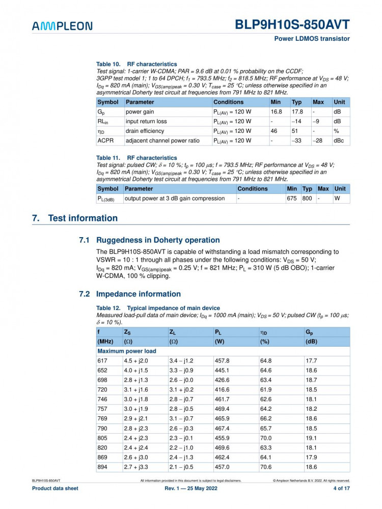 BLP9H10S-850AVT document page 4