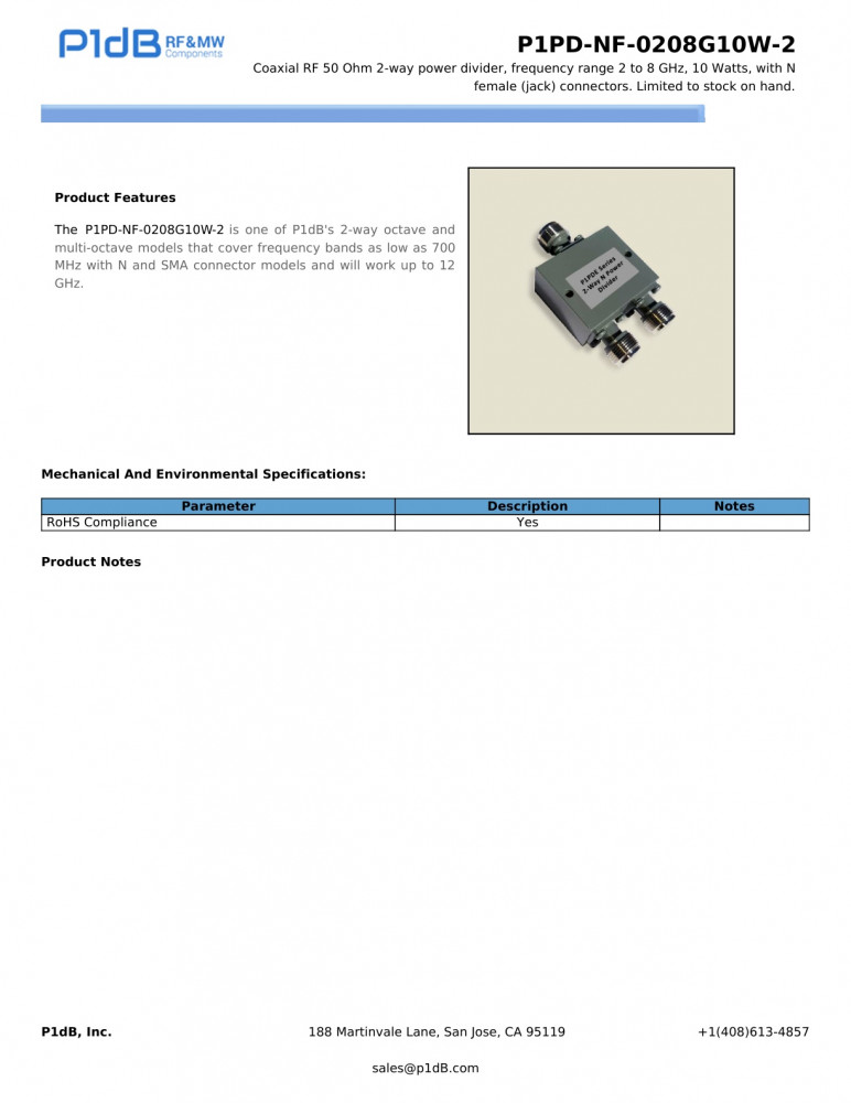 P1PD-NF-0208G10W-2 product documentation image