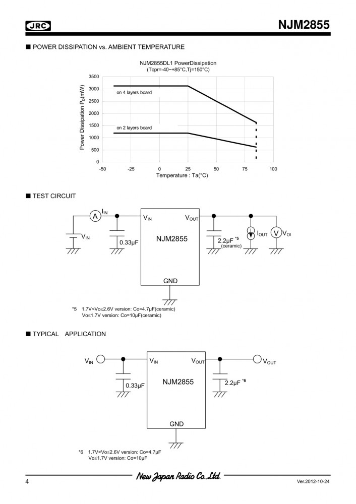 NJM2855 datasheet page 4