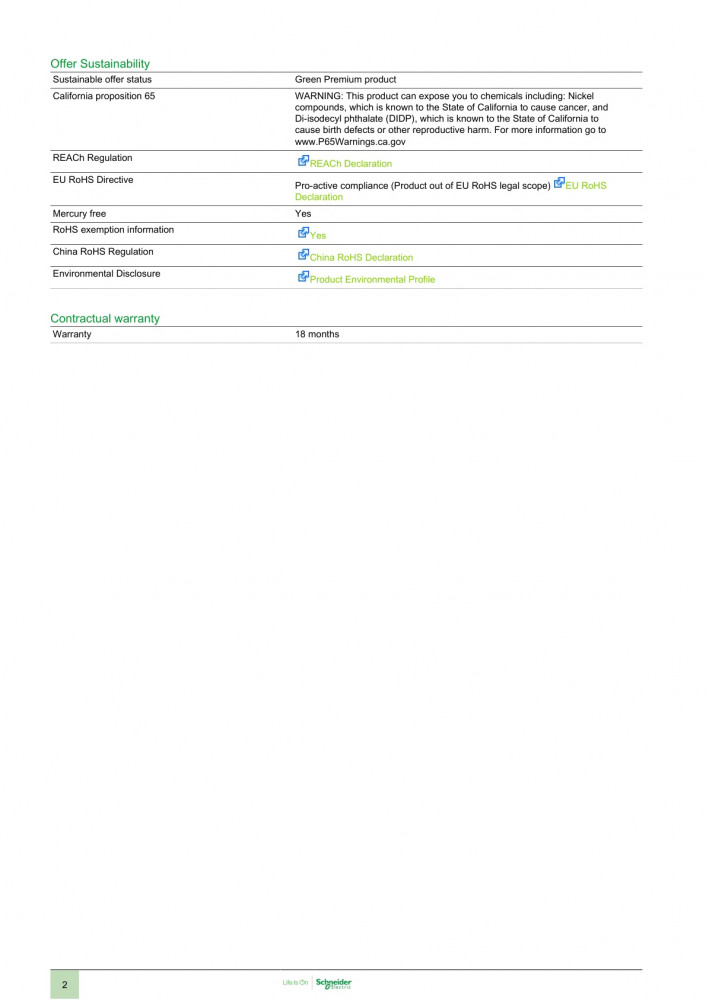 9001KN101BP technical document page 2
