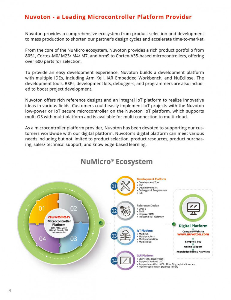 Nuvoton document page 4
