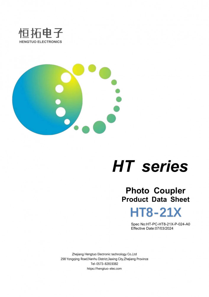 HT8-216 datasheet page 1