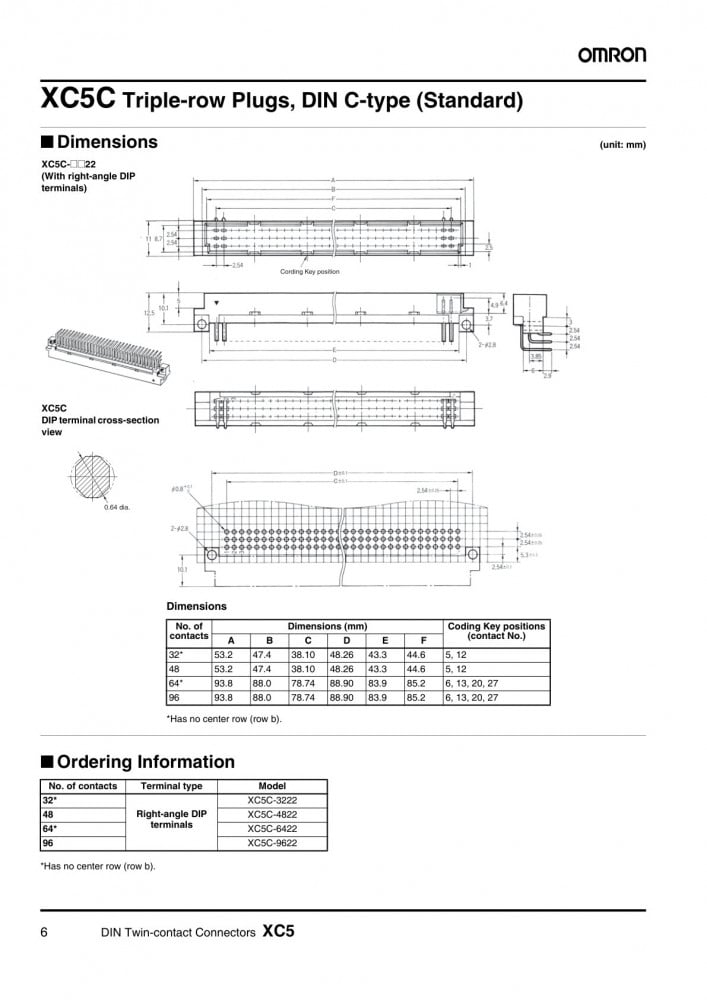 OMRON XC5 technical document page 6