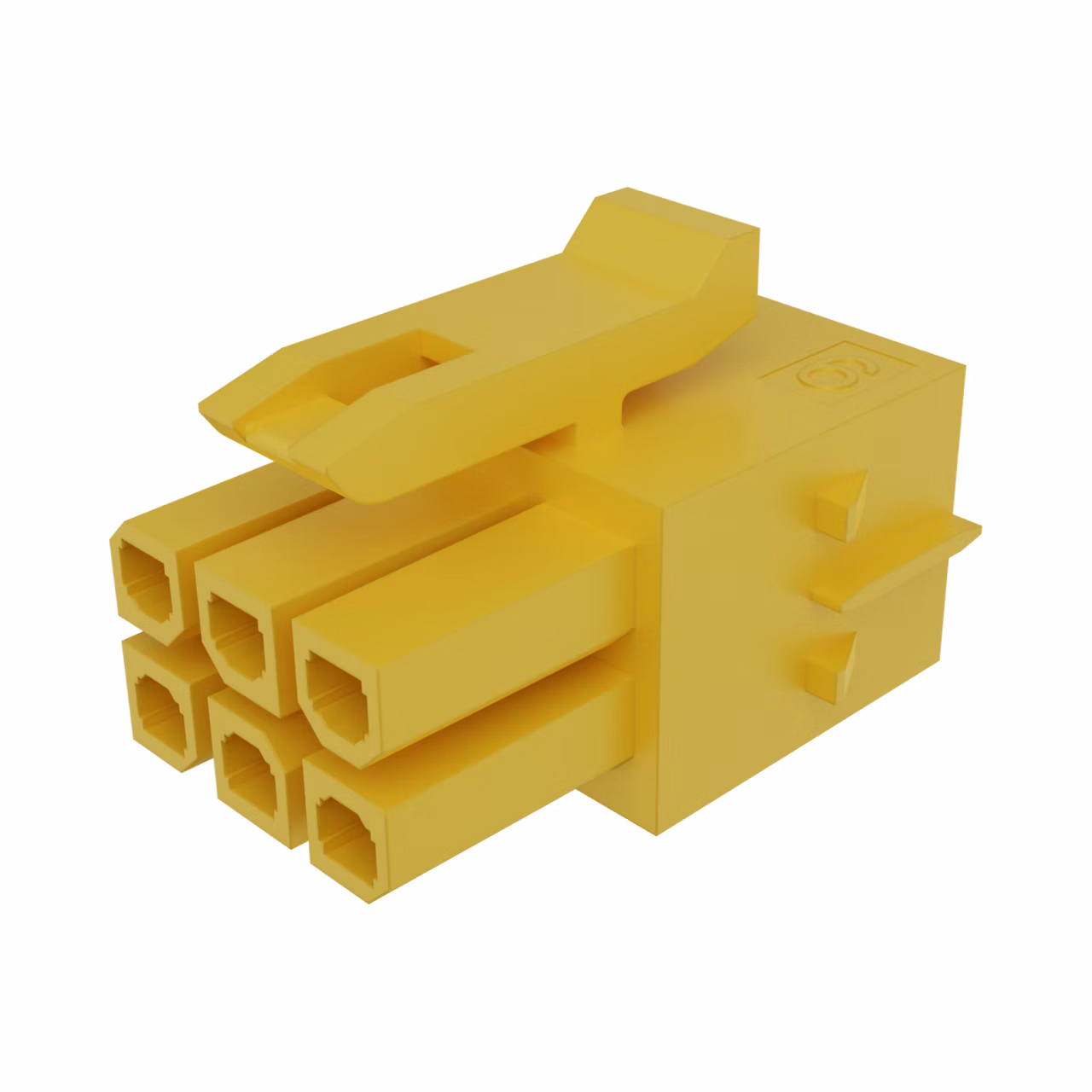 Micro-Fit+ Versa Color Receptacle Housing, Dual Row, 6 Circuits, UL 94V-0, Glow-Wire Capable, Yellow for sale