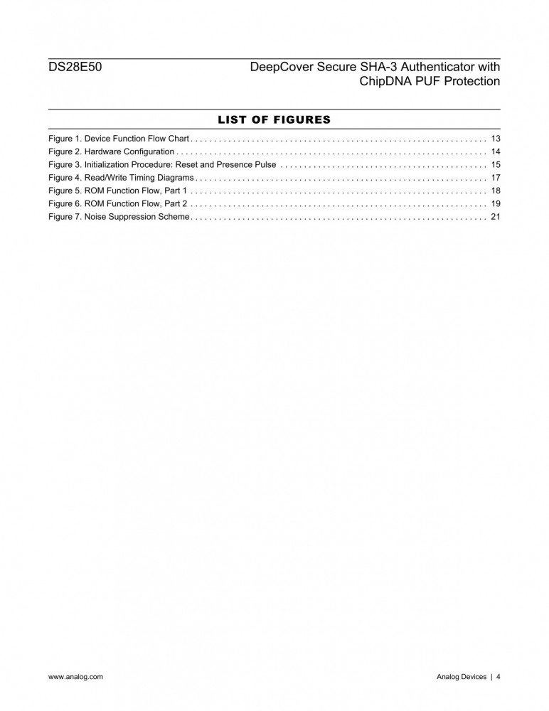 DS28E50 technical document page 4