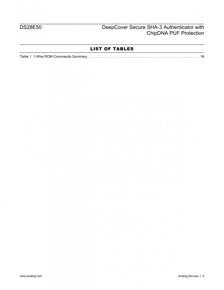 DS28E50 technical document page 5
