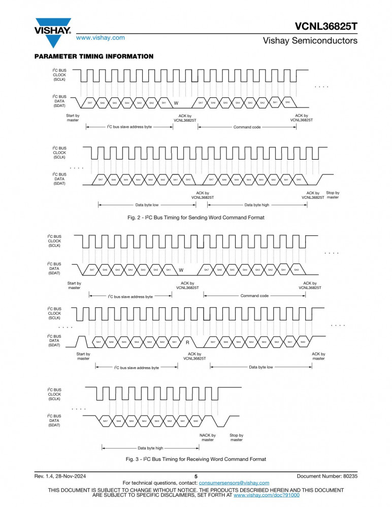 VCNL36825T document page 5