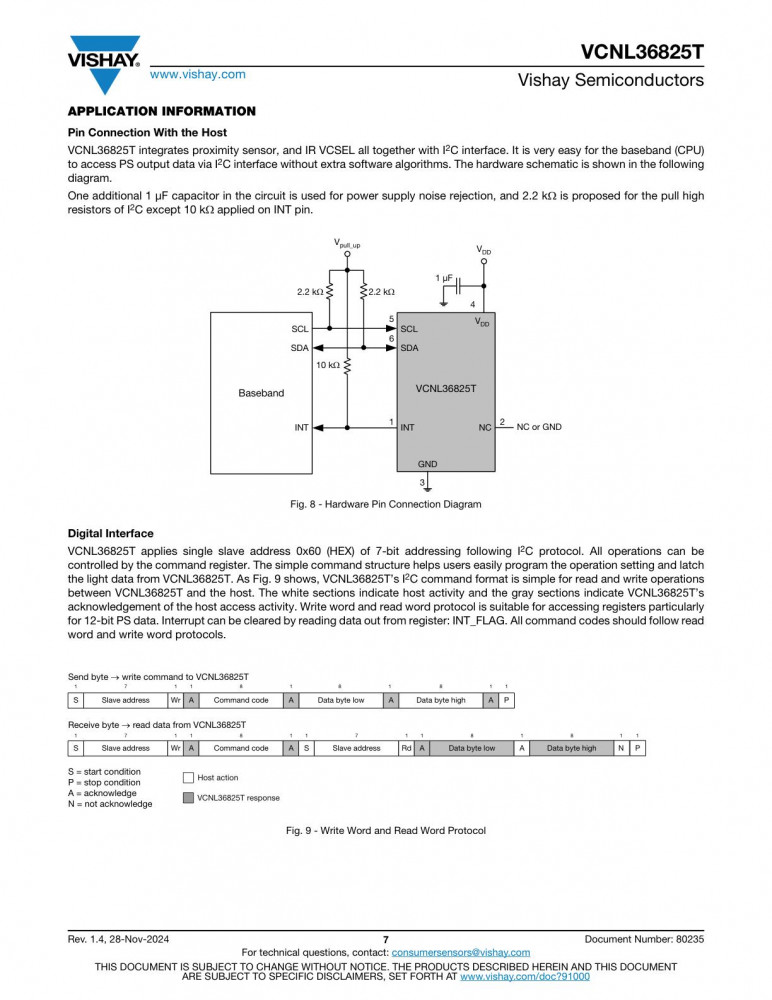 VCNL36825T document page 7