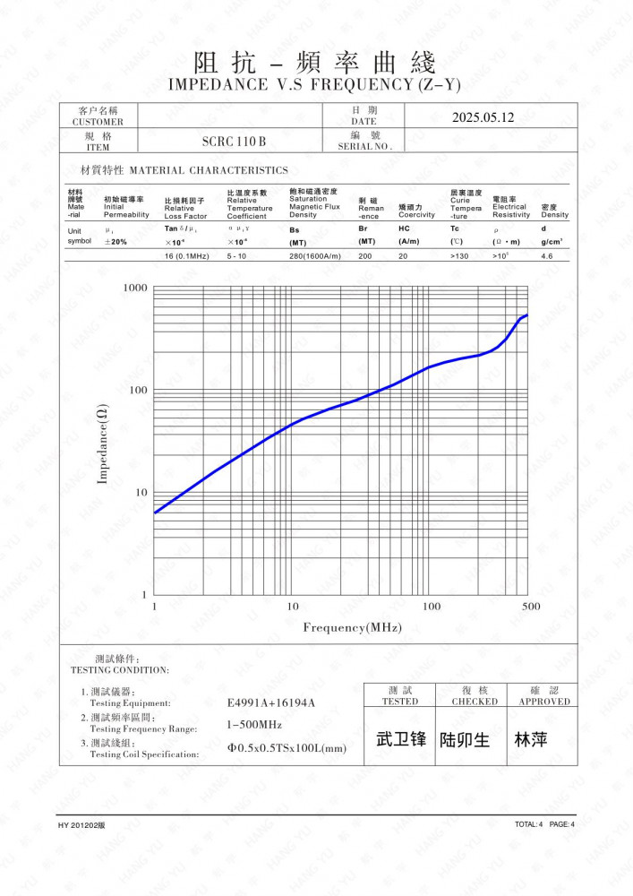 SCRC110B technical document page 4