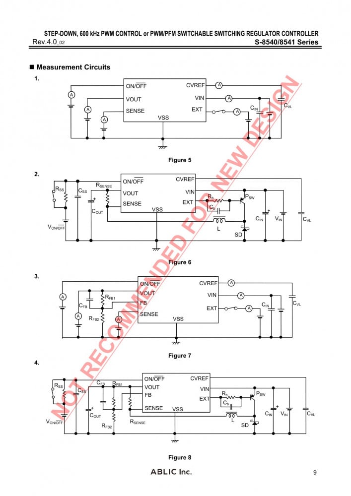 ABLIC S-8541 series datasheet page 9