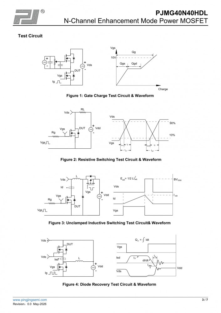 PJMG40N40HDL datasheet page 3