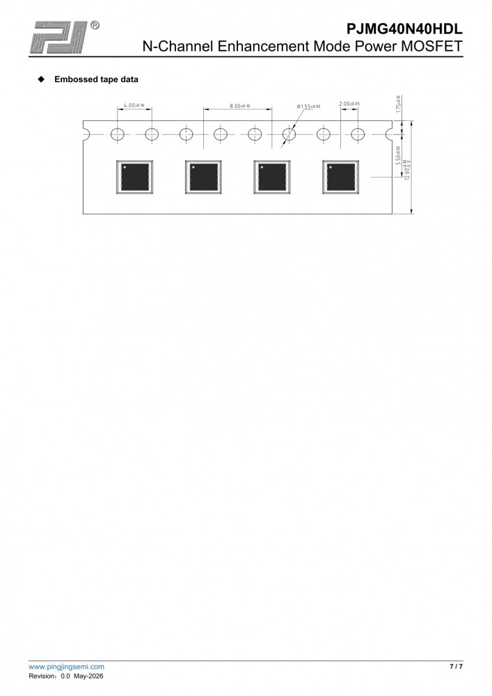 PJMG40N40HDL datasheet page 7