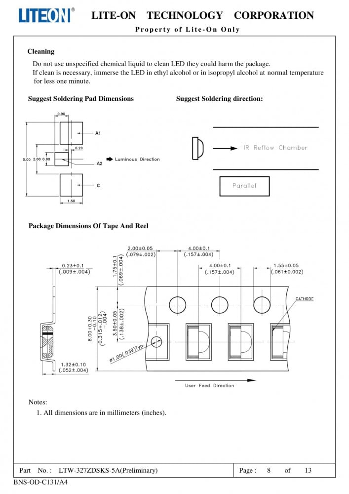 LTW-327ZDSKS-5A datasheet page 9