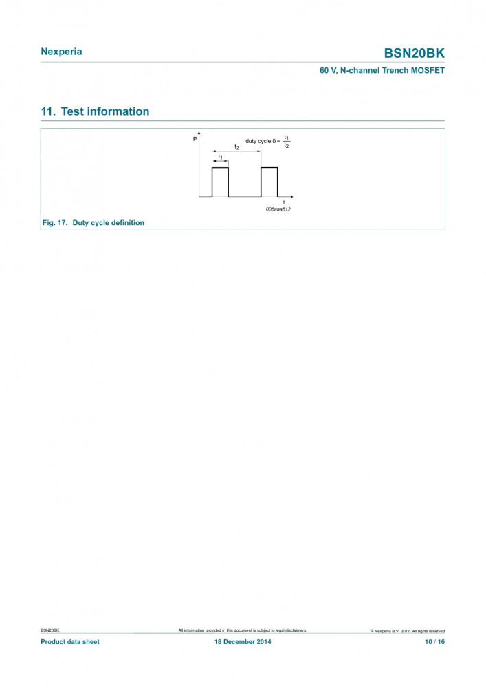 BSN20BKR datasheet page 10