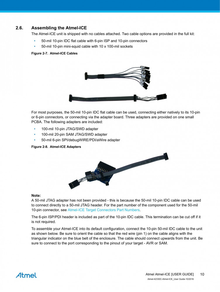 Atmel-ICE document page 10