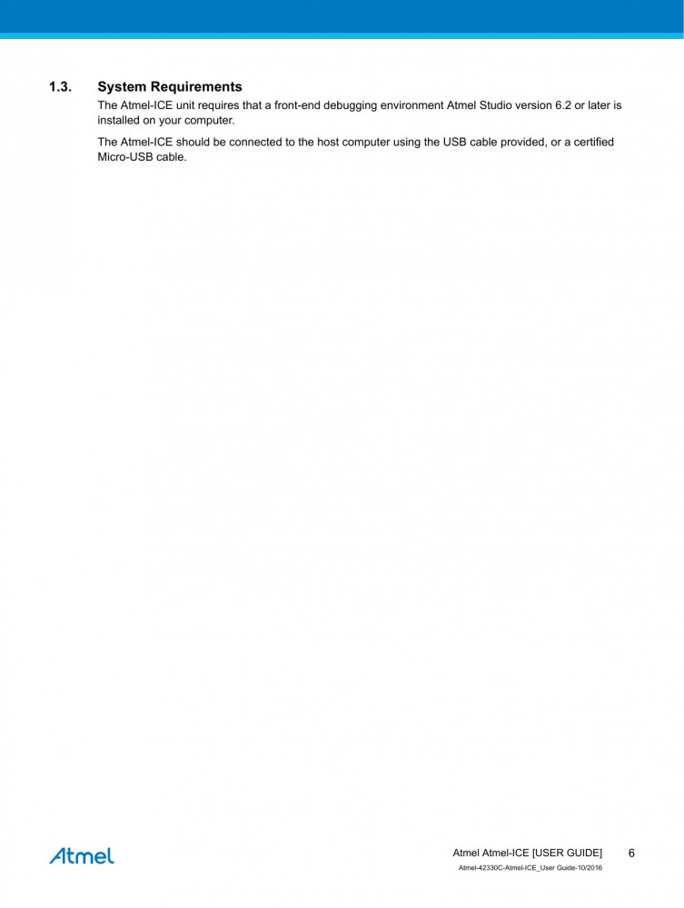 Atmel-ICE document page 6