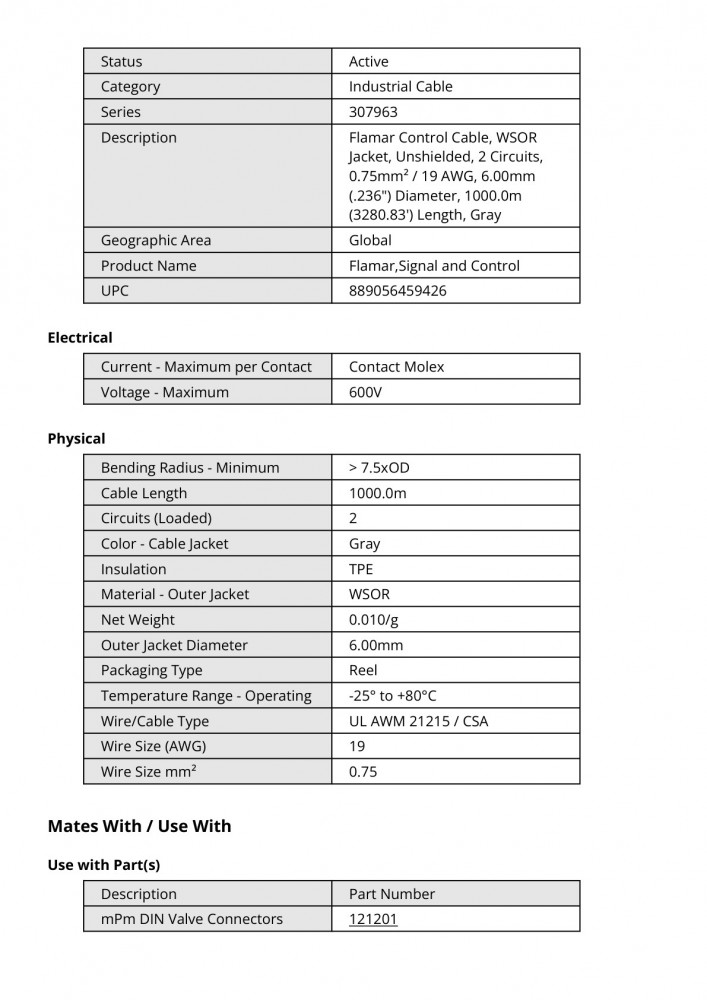 Product document page 2