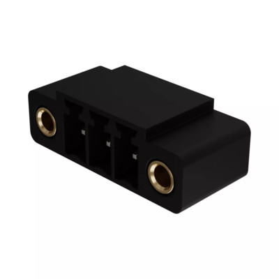 3.50mm Pitch Eurostyle Right-Angle PCB Header, with Threaded Retention Inserts, 3 Circuits for sale