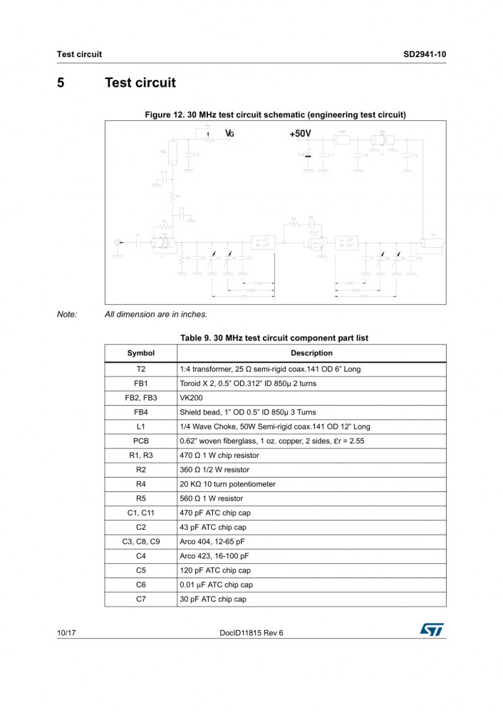 SD2941-10W datasheet page 10