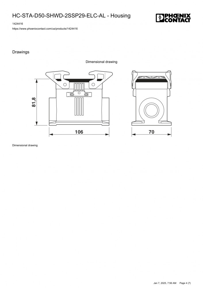 Phoenix Contact 1424416 technical document page 4