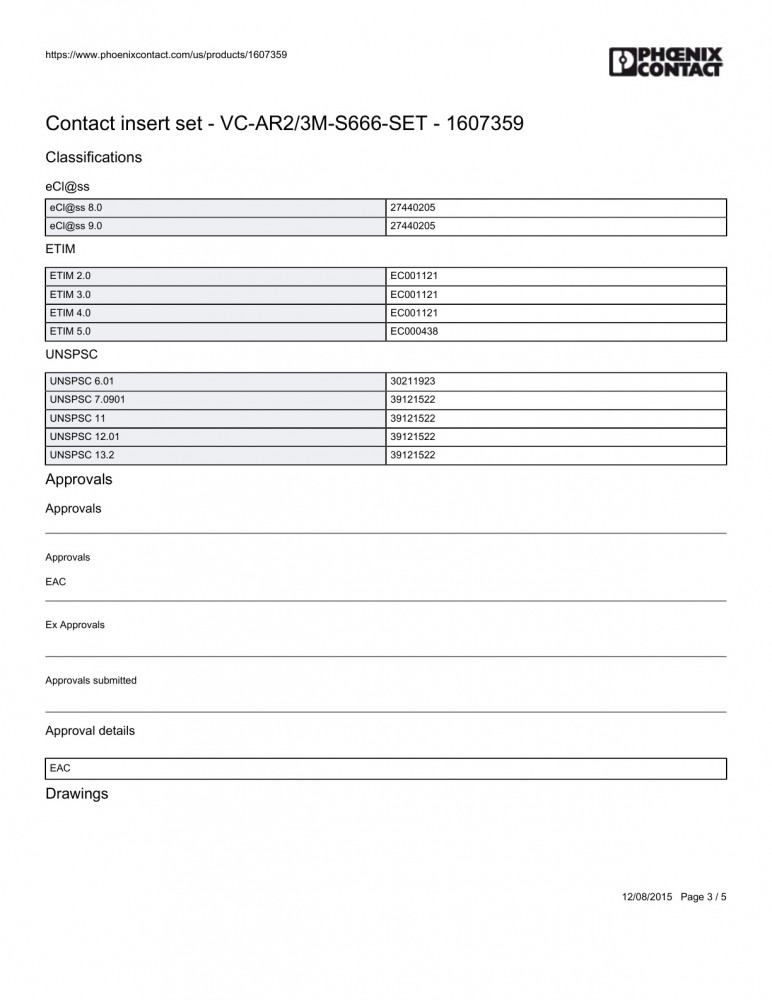 Phoenix Contact 1607359 product documentation page 3