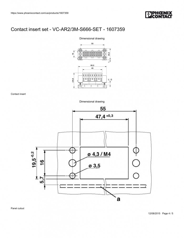 Phoenix Contact 1607359 product documentation page 4