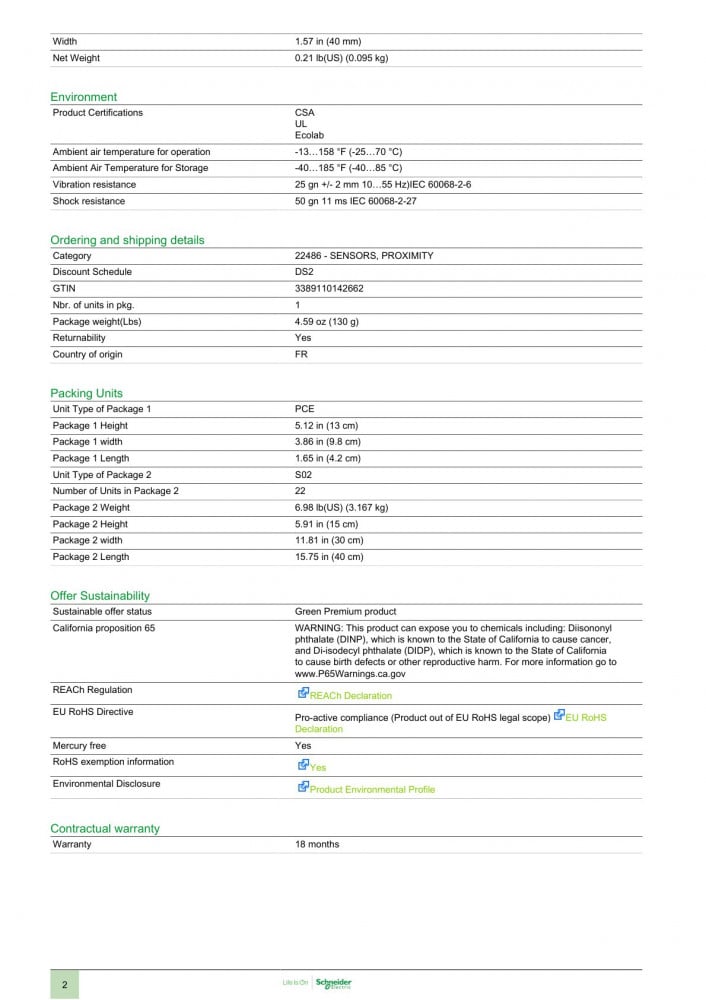XS8C1A1PBL2 technical document page 2