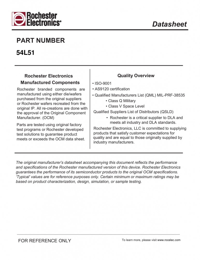 54L51 technical document page 1
