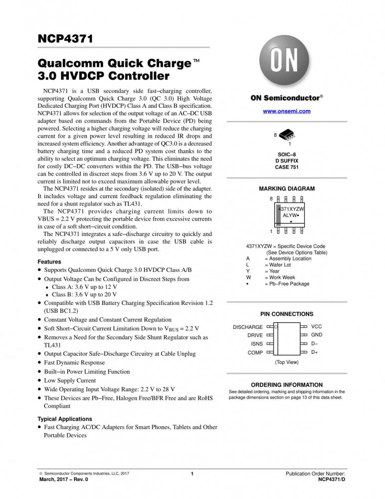 NCP4371 document page 1
