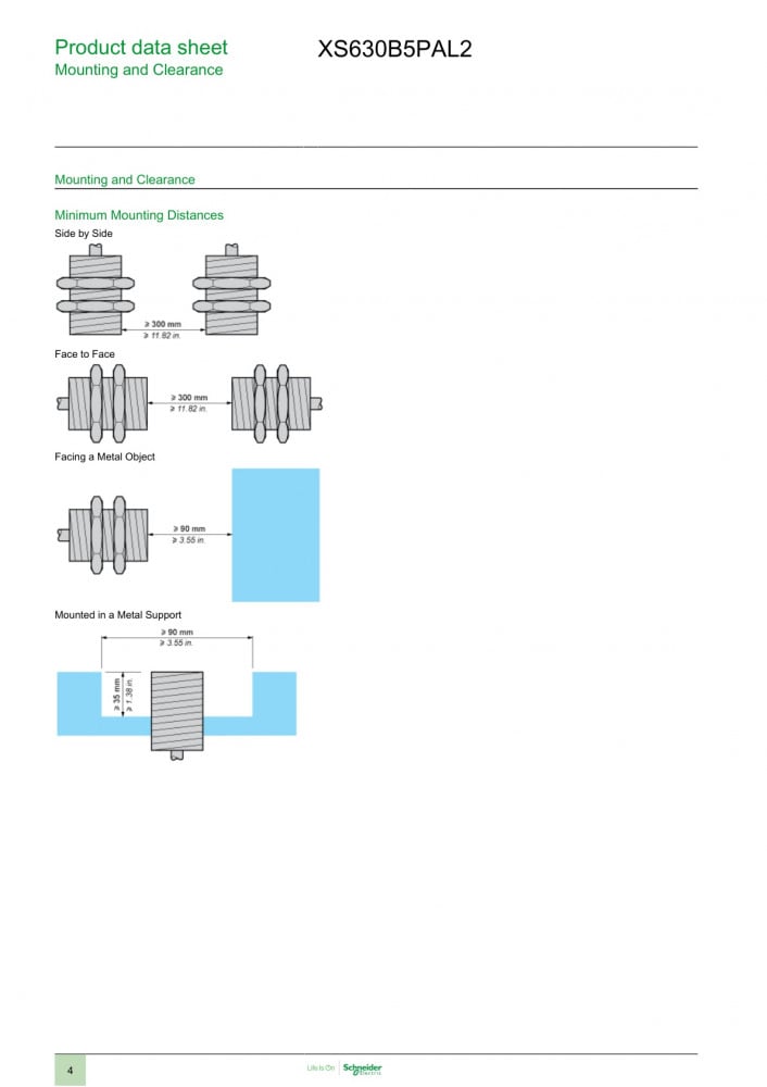 XS630B5PAL2 technical documentation page 4