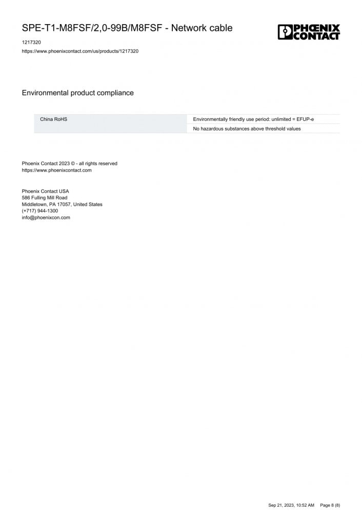 Phoenix Contact 1217320 document page 8