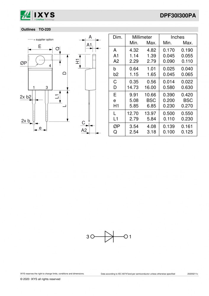 DPF30I300PA datasheet page 4