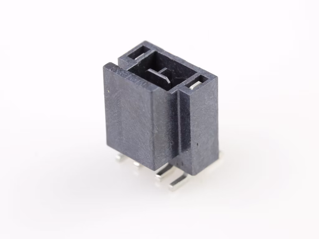5.00mm Pitch NSCC/SICMA Female Wire-to-Board Housing, for 2.80mm Tab, with Bridges, Dual Row, 6 Circuits, Black