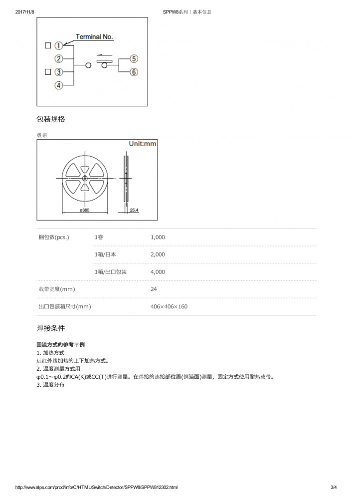 SPPW812302 technical document page 3
